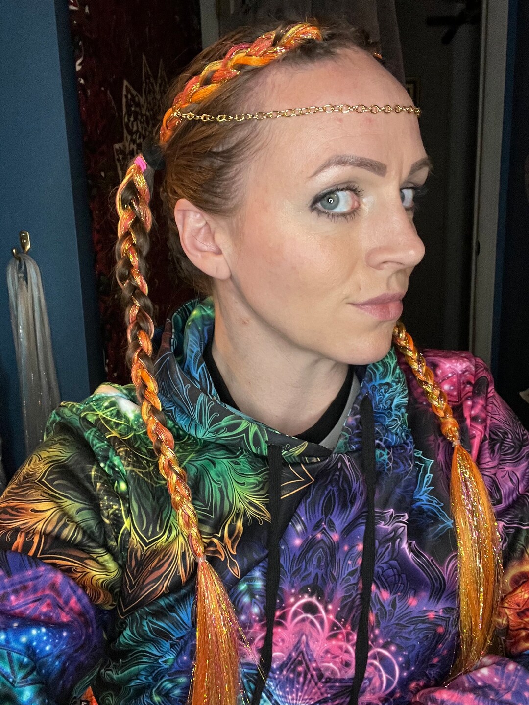 Gold Forehead Chain - Etsy