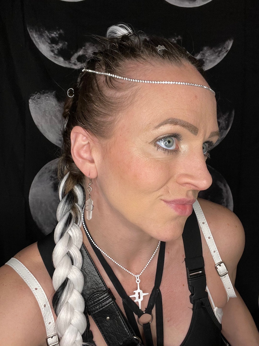 Rhinestone Head Piece - Etsy