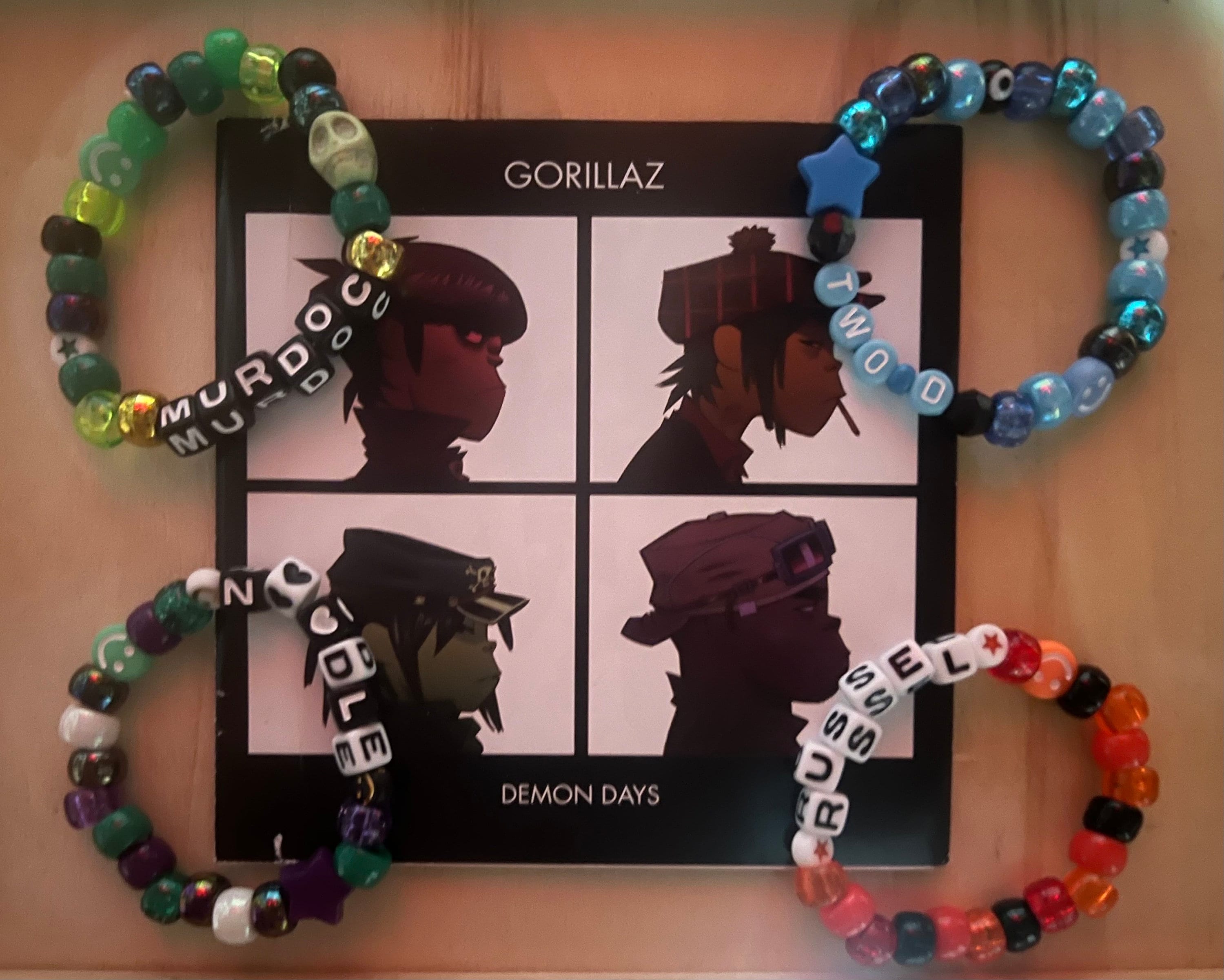 Gorillaz Inspired Bracelets - Etsy