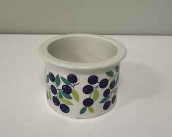 Arabia (finland) "pomona" Green Apple Jam Pot Designed by Raija ...