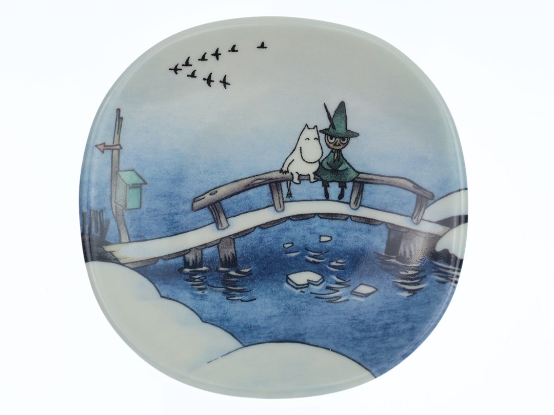 Arabia (finland) Moomin Plate "friendship" 12 Cm Designed by Tove ...