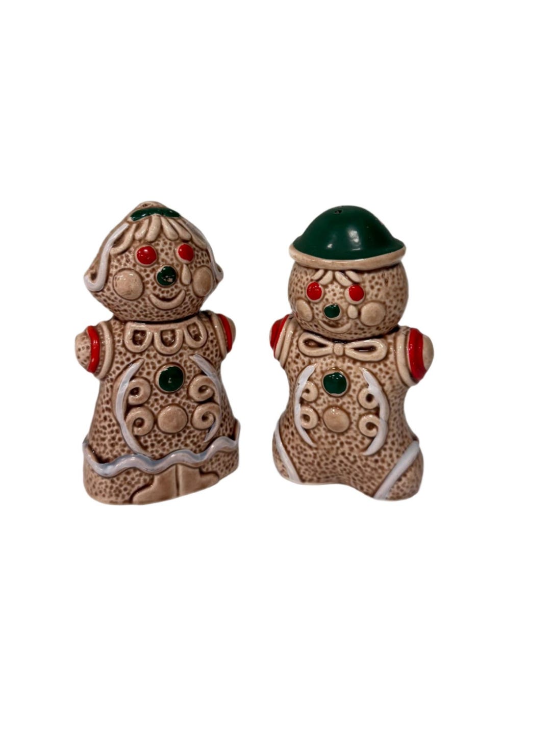 Vintage (japan) Gingerbread Man and Lady Salt and Pepper Shakers - Etsy
