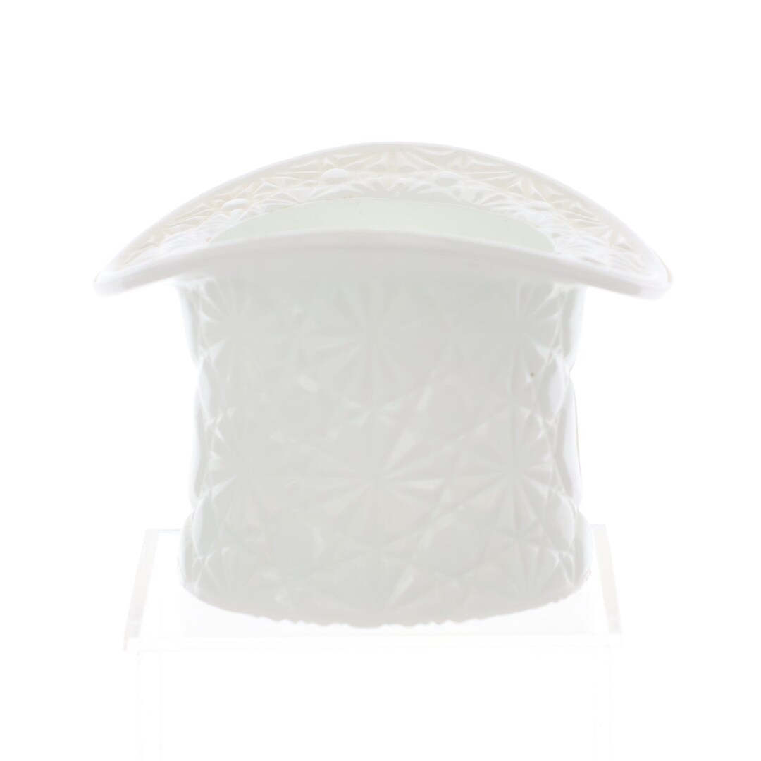 Fenton (USA) Hob Nail Milk Glass Top Hat Vase - Etsy