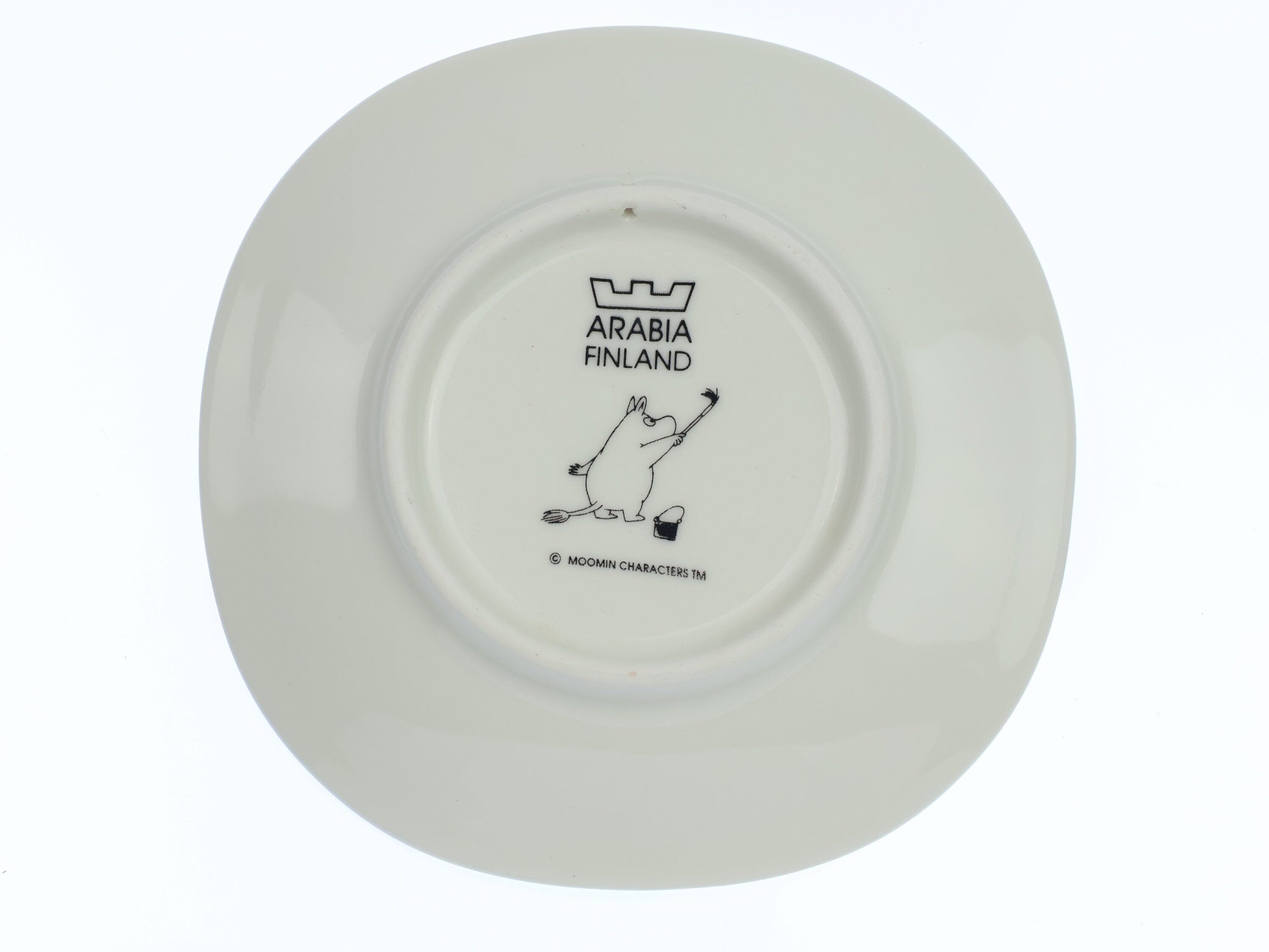 Arabia (finland) Moomin Plate "friendship" 12 Cm Designed by Tove ...