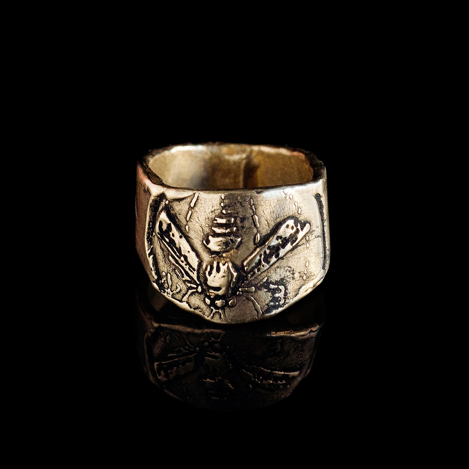 BEE RING Gold Bee Ring Honey Bee Ring Greek Ring Greek - Etsy