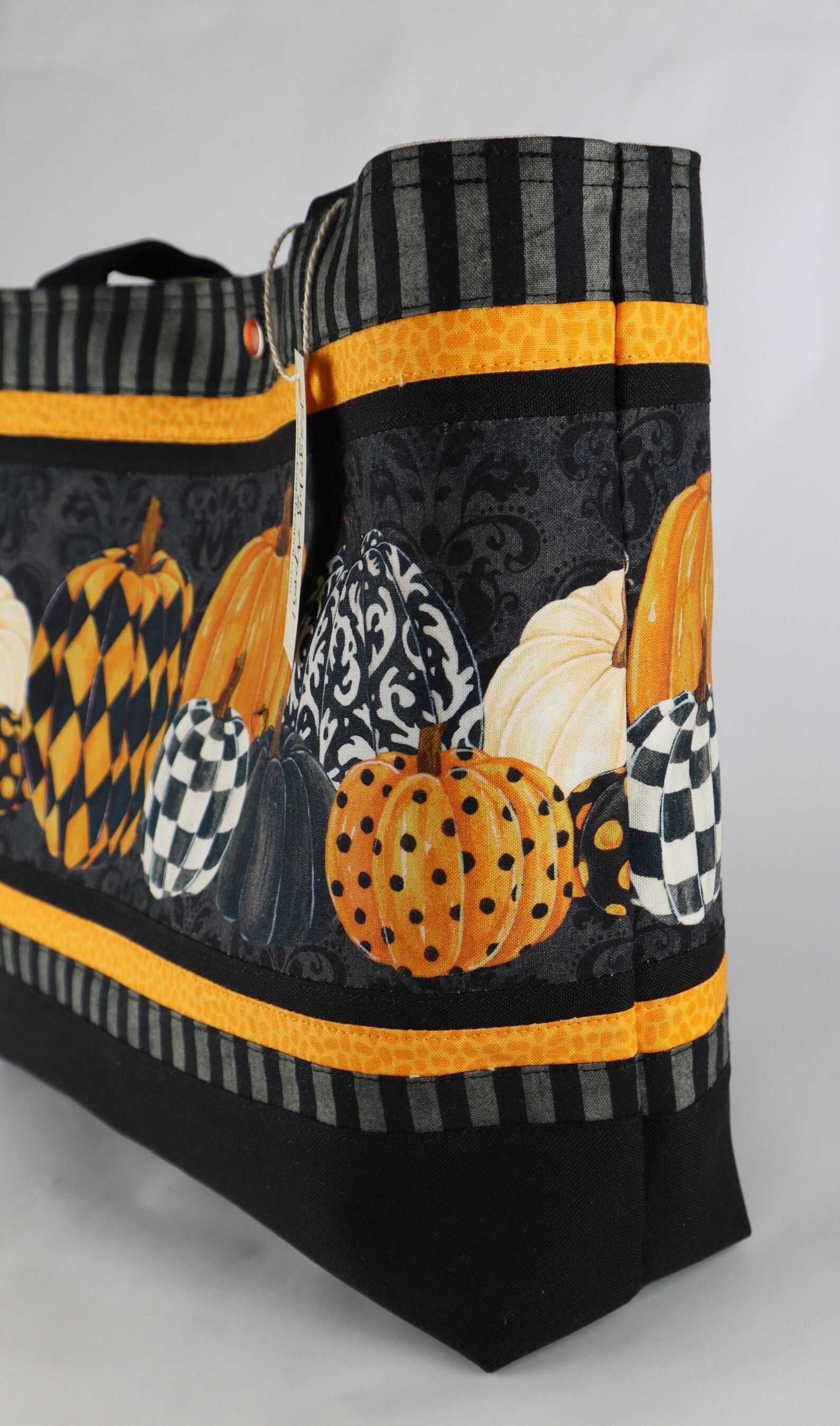 Halloween Shoulder Bag Pumpkin Handbag Purse Fall Harvest Tote | Etsy