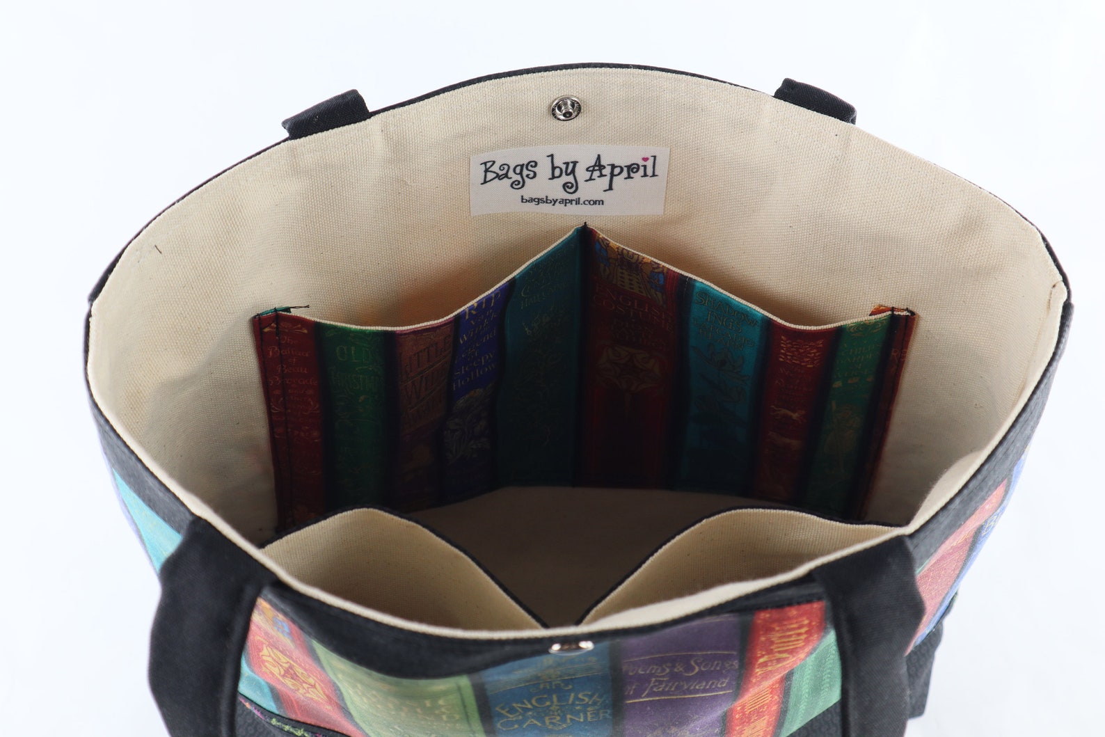 Vintage Library Shoulder Bag Purse Book Shelf Tote Librarian - Etsy