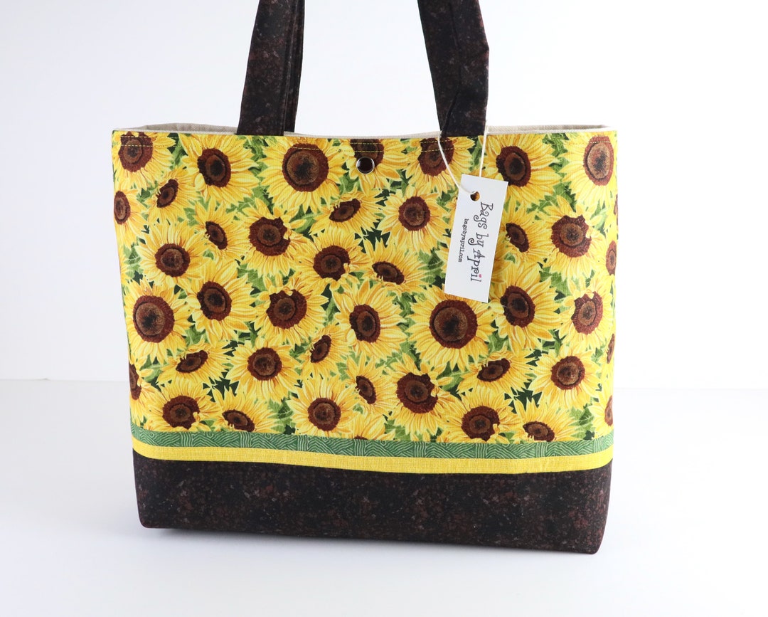 Sunflower Fields Shoulder Bag Purse Summer Floral Garden Handbag Tote ...