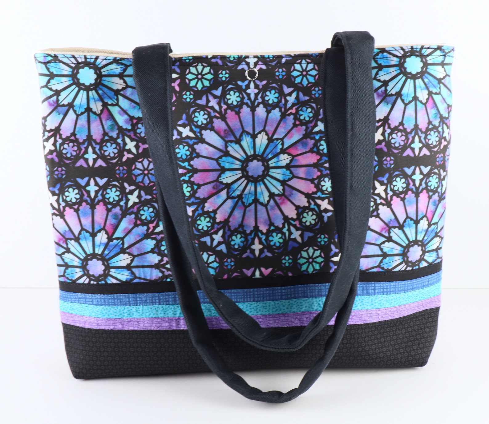 Stained Glass Window Shoulder Bag Mosaic Handbag Mandala Purse | Etsy