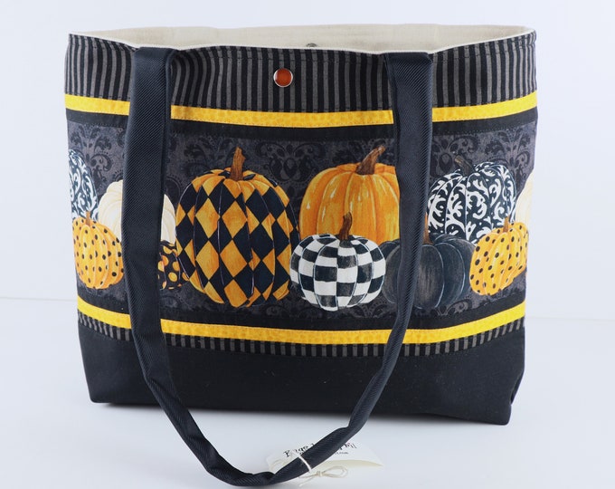 Halloween Shoulder Bag Pumpkin Handbag Purse Fall Harvest Tote - Etsy