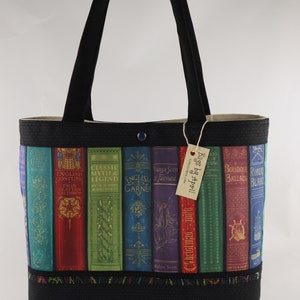 Vintage Library Shoulder Bag Purse Book Shelf Tote Librarian Handbag - Etsy
