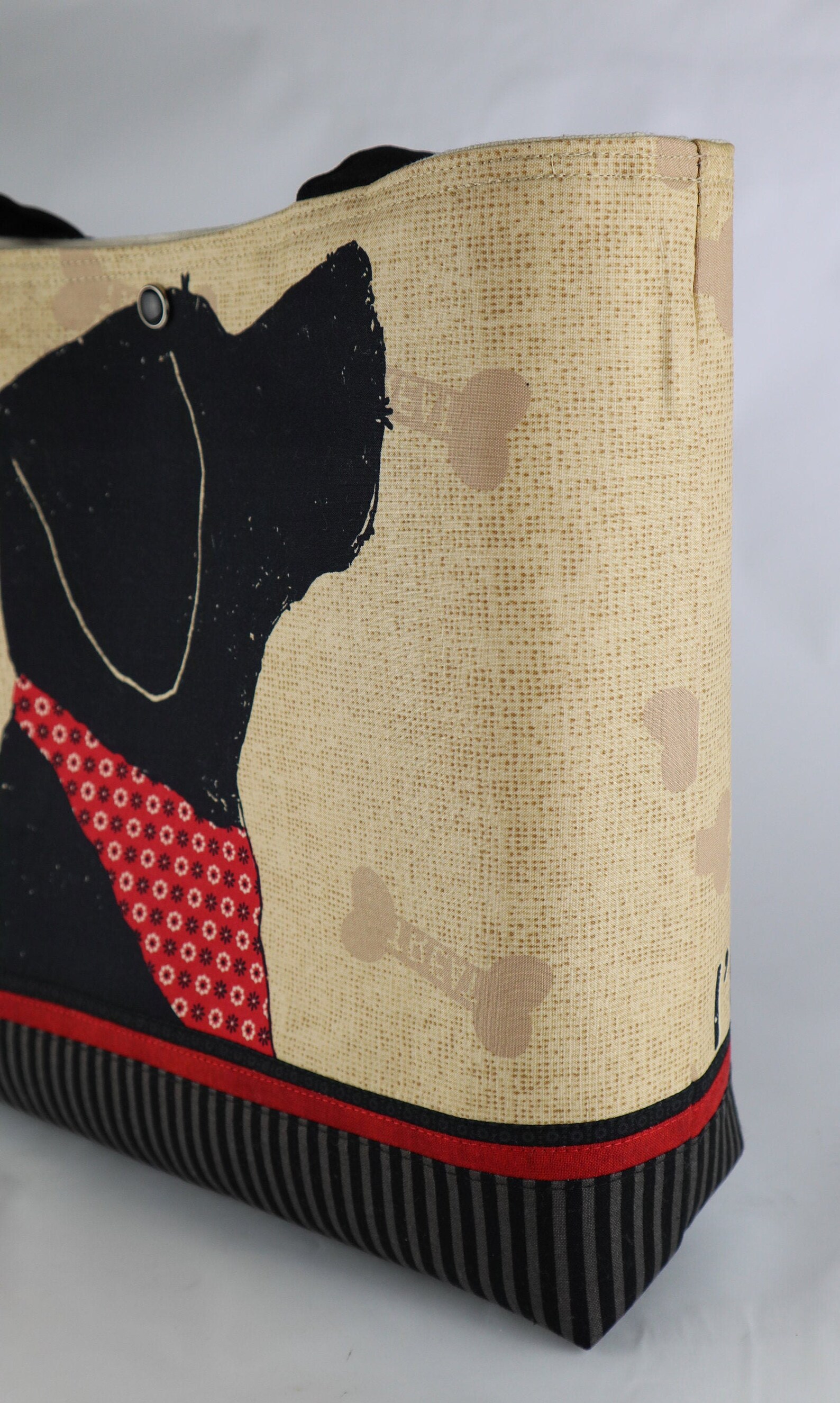 Black Lab Dog Shoulder Bag Purse SO DANG CUTE Tote Wait Till | Etsy