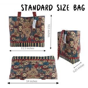 Creepy Circus Clowns Shoulder Bag Purse Scary Monsters Handbag Tote ...