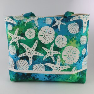 Seashells Shoulder Bag Purse Ocean Beach Tote Sea Shells Handbag - Etsy