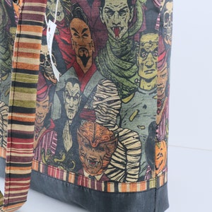 Monster Mash Shoulder Bag Purse Classic Scary Monsters Handbag Tote ...