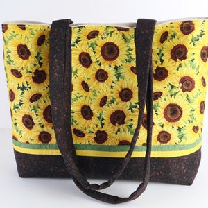Sunflower Fields Shoulder Bag Purse Summer Floral Garden Handbag Tote ...
