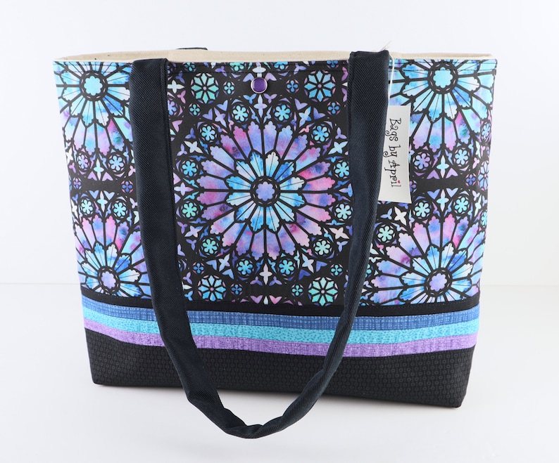 Stained Glass Window Shoulder Bag Mosaic Handbag Mandala Purse Boho ...