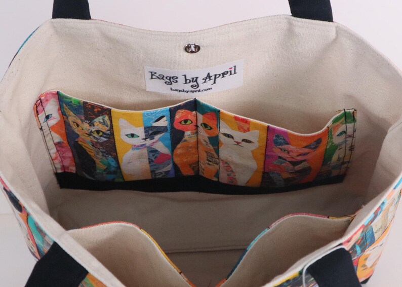 Calico Kitty Collage Shoulder Bag Purse Handbag Cat Lover Tote - Etsy