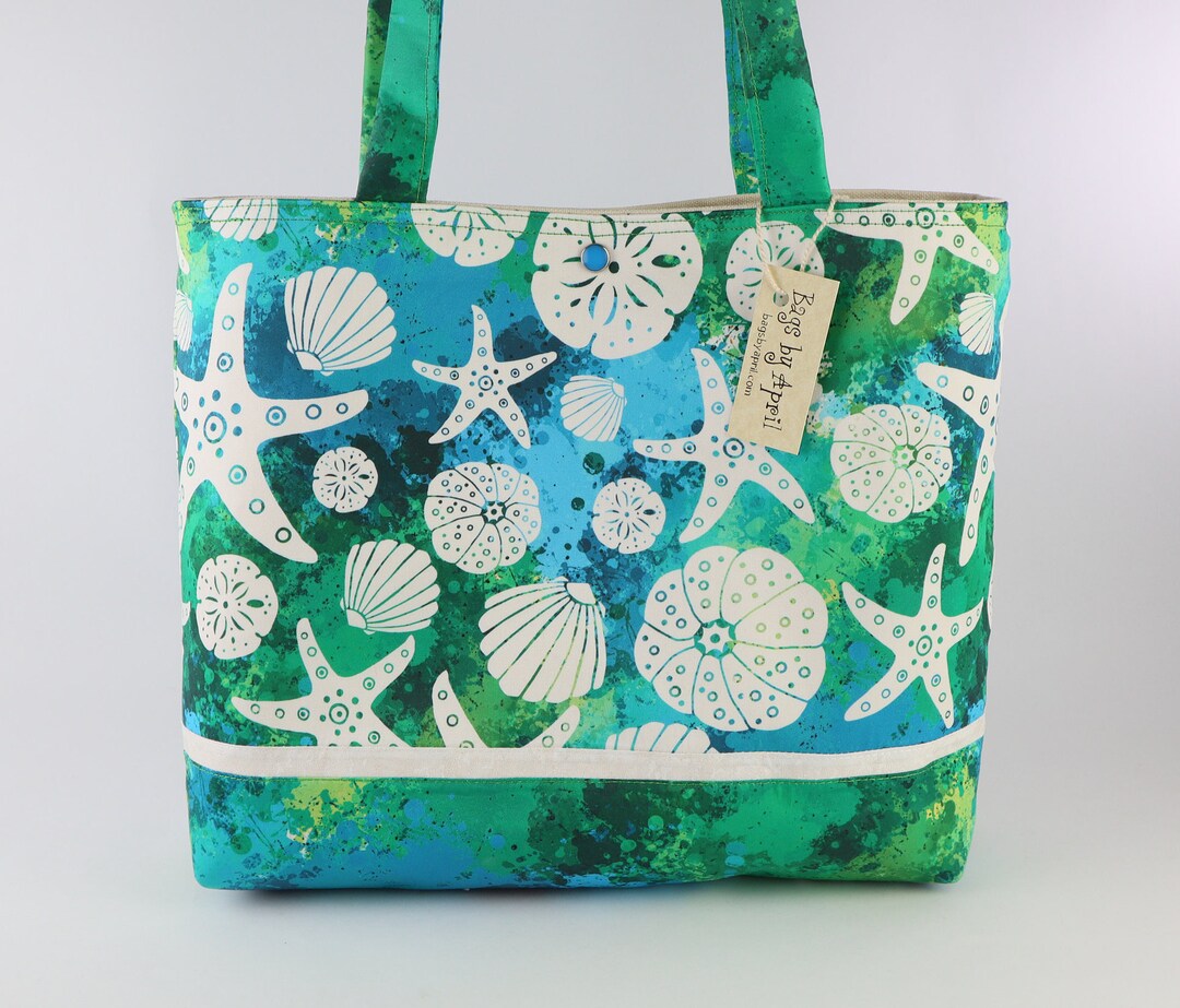 Seashells Shoulder Bag Purse Ocean Beach Tote Sea Shells Handbag - Etsy