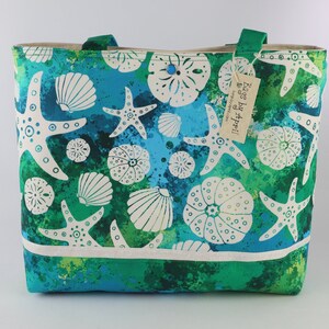 Seashells Shoulder Bag Purse Ocean Beach tote Sea Shells | Etsy