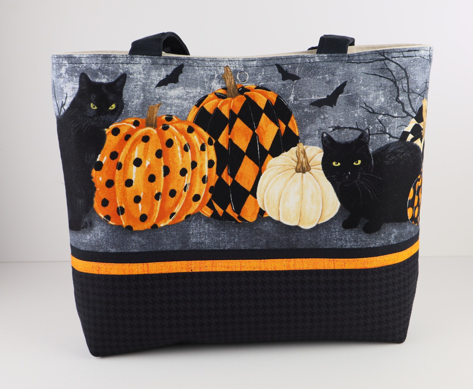 Halloween Pumpkins Shoulder Bag Purse Black Cats Handbag Fall - Etsy