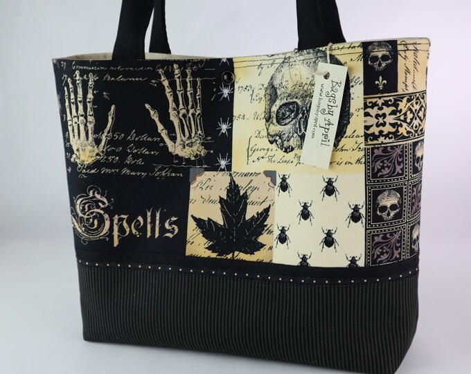 Gothic Spells and Potions Shoulder Bag Halloween Skull Purse - Etsy