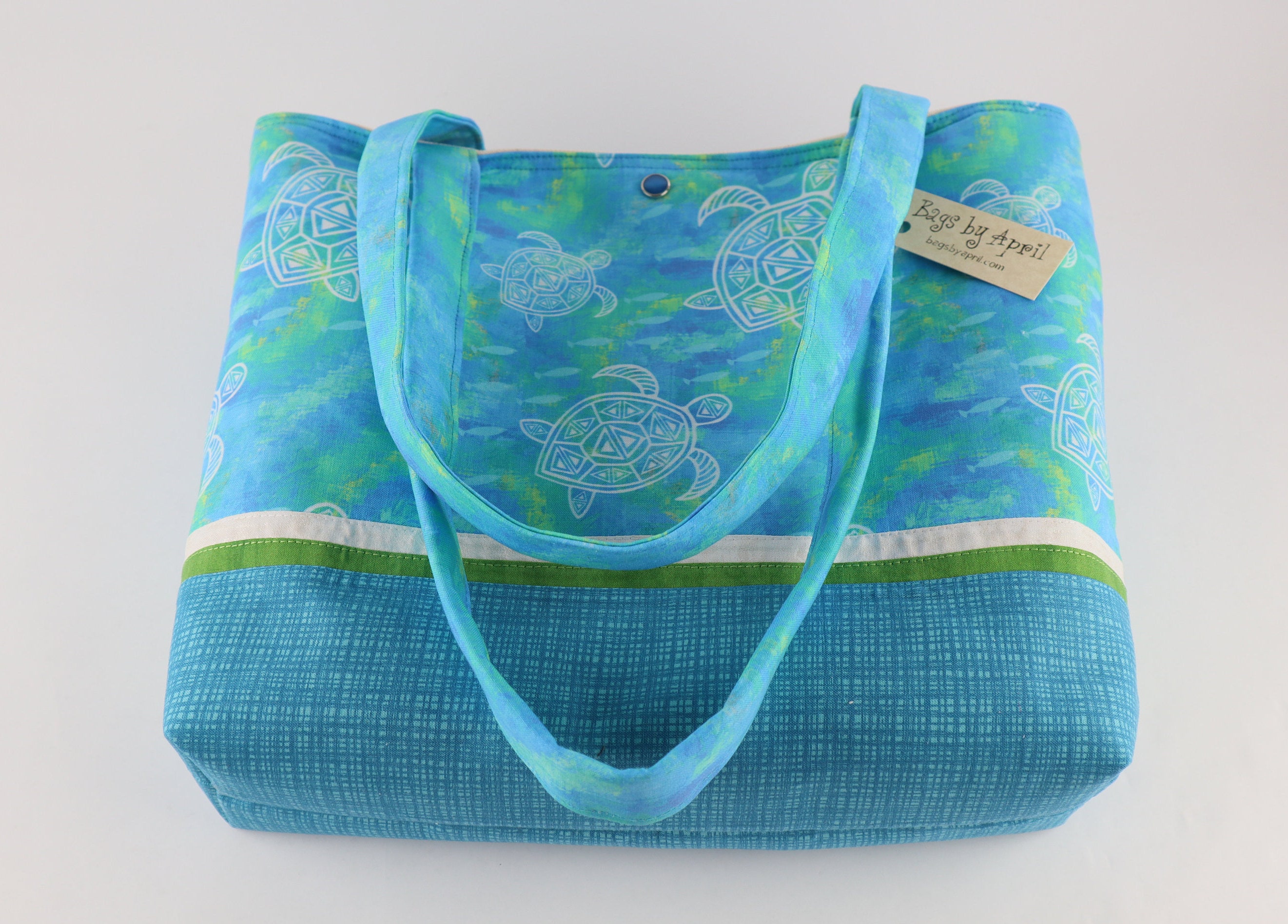 Sea Turtle Shoulder Bag Purse Ocean Handbag Nautical Tote | Etsy