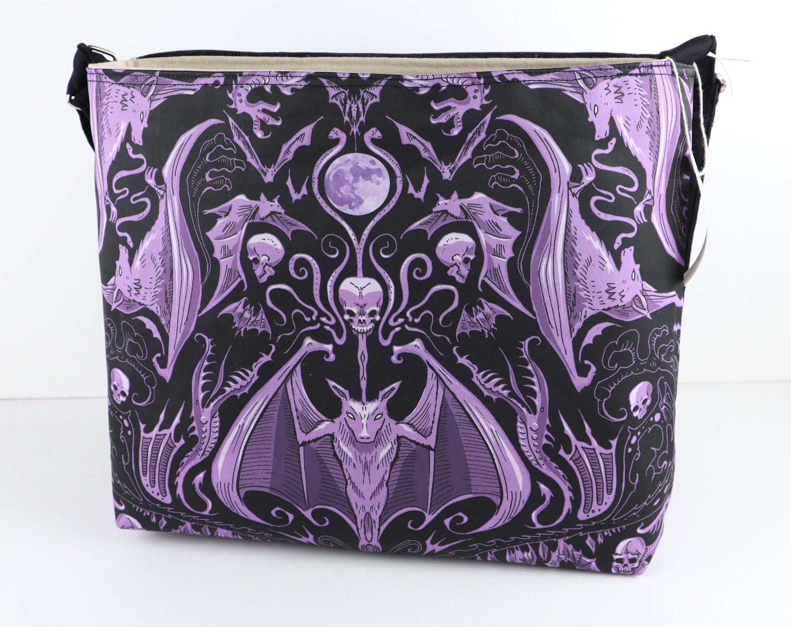 Vampire Bat Messenger Bag Spooky Halloween Crossbody Style - Etsy