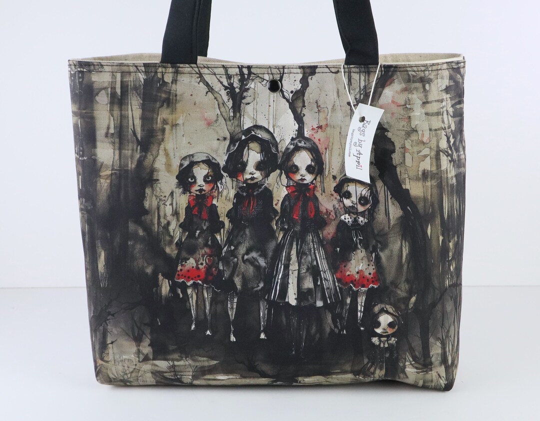 Creepy Dolls Shoulder Bag Purse Halloween Haunted Horror Goth Dolls ...