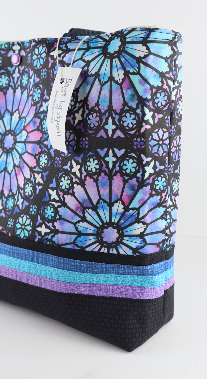 Stained Glass Window Shoulder Bag Mosaic Handbag Mandala Purse | Etsy