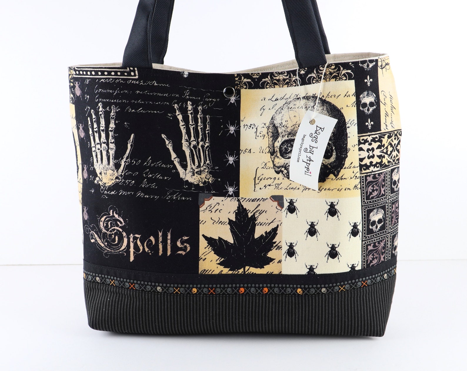 Gothic Spells and Potions Shoulder Bag Halloween Skull Purse - Etsy