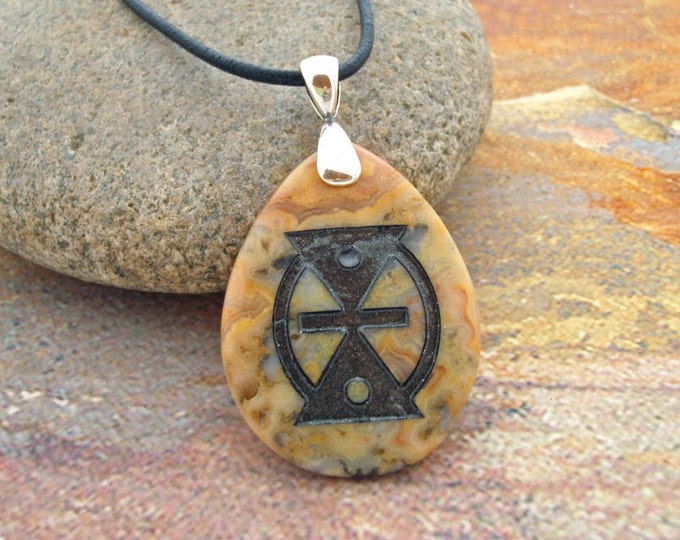 MMERE DANE - African Adinkra - Change and Dynamics of Life - Engraved ...