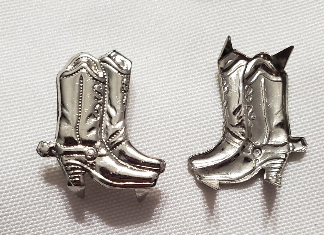 Vintage Cowboy Boot 2 Cm Nailhead Prong Studs, Pack of 60 - Etsy