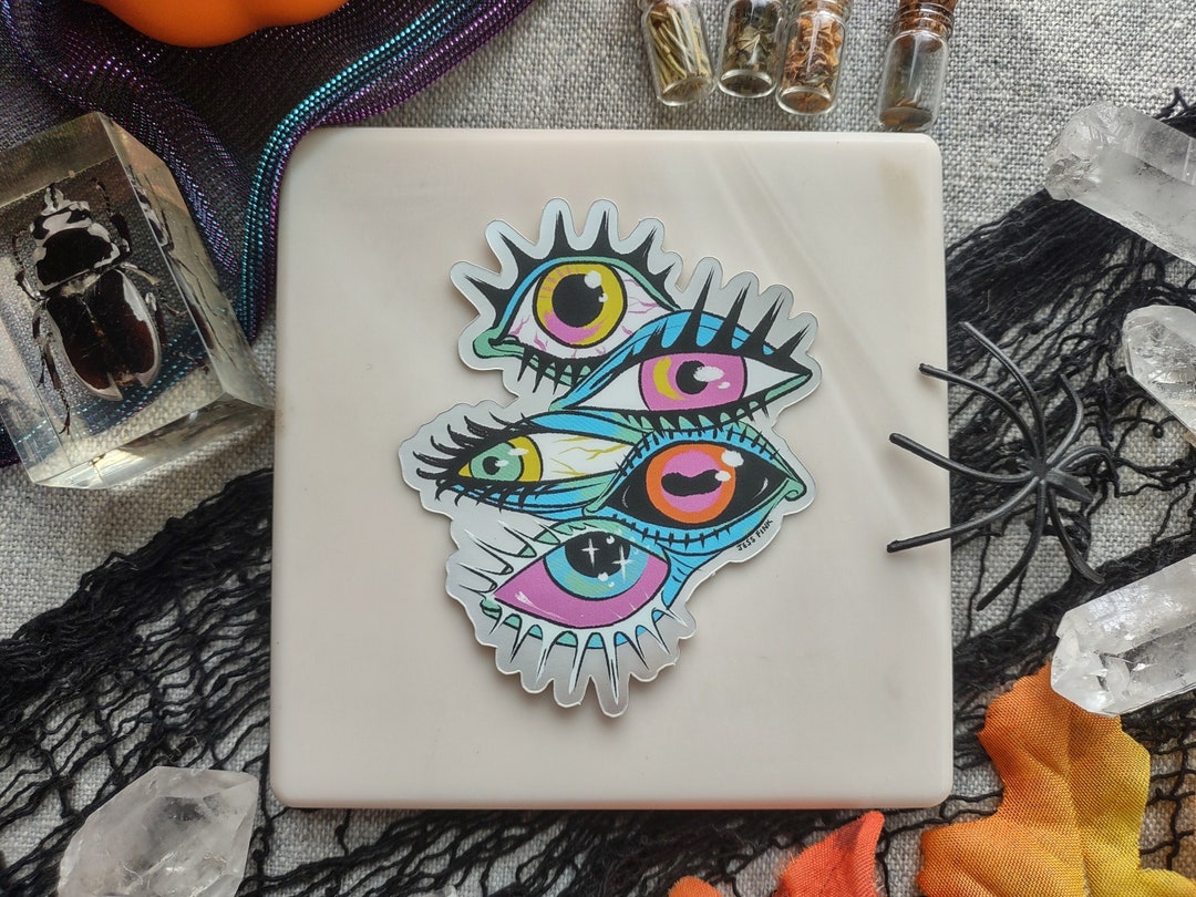 All Seeing Eye Holographic Sticker - Etsy