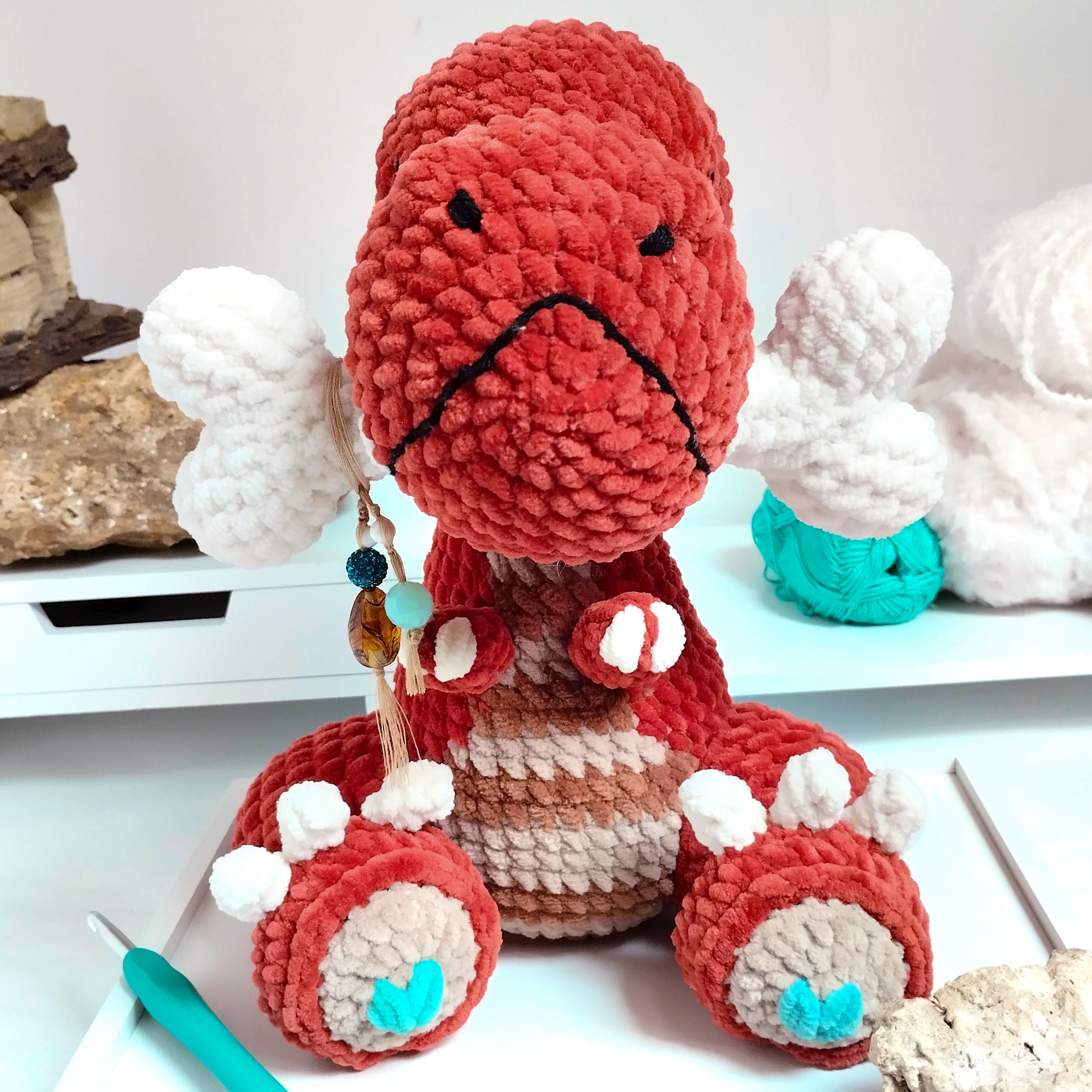 Silex the T-rex | Crochet PDF Pattern - Etsy