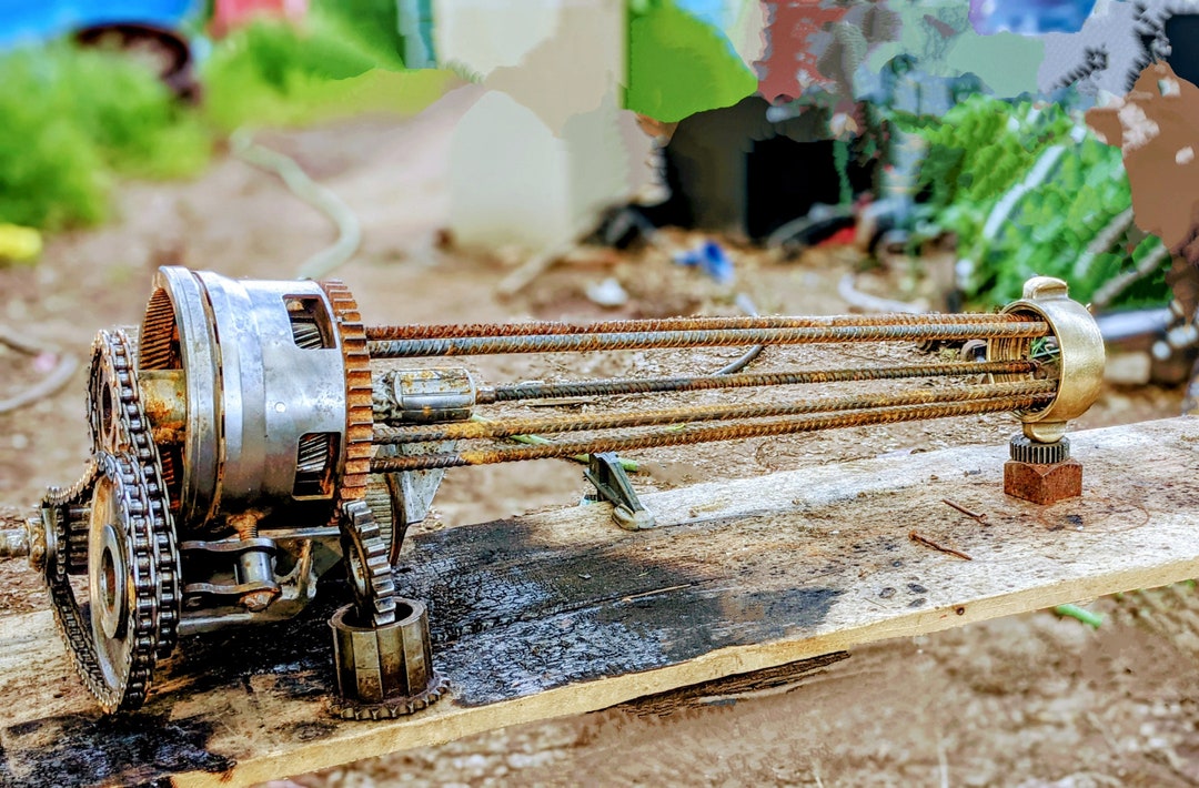 Scrap Metal Minigun - Etsy