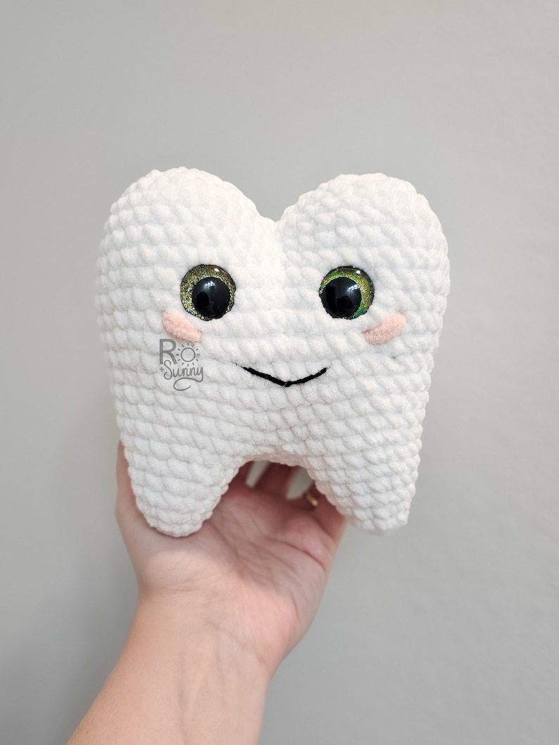 Made-to-order the Tooth Fairy's Magic Tooth Pillow Handmade Amigurumi ...