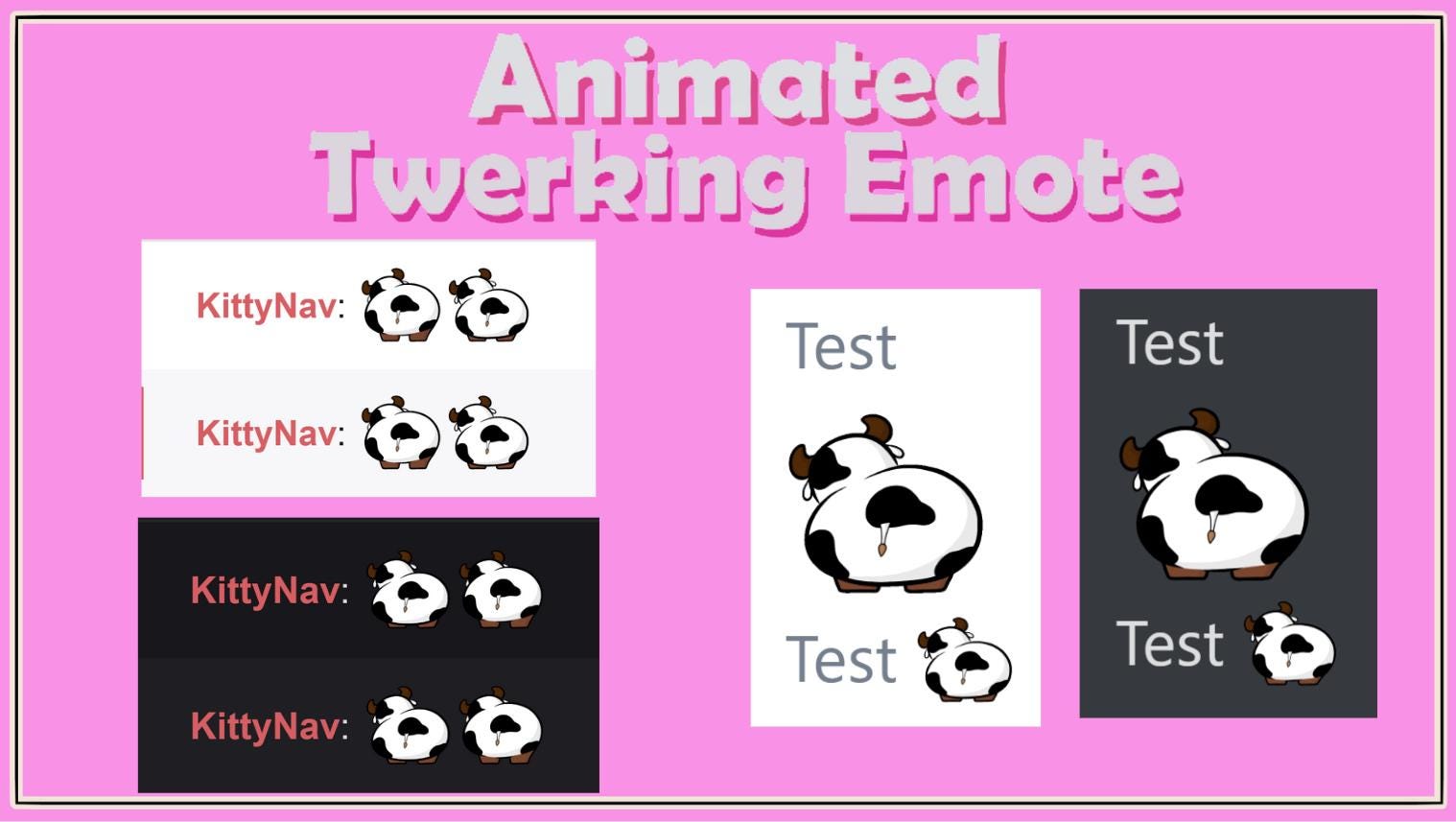 Twerking Cow Emote - Among Us Twerking - Ass Jiggle Emote - Cow Ass ...
