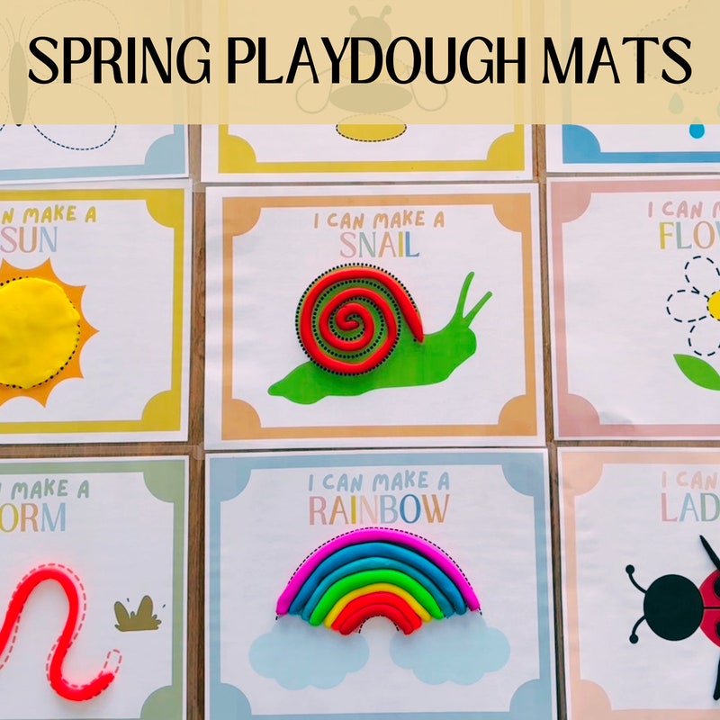 Play Dough Mats - Etsy