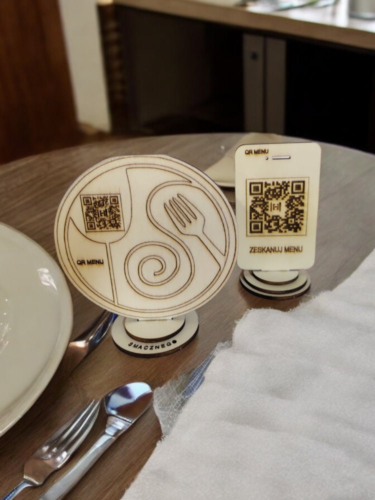 QR MENU Dxf - Svg - Ai - Etsy