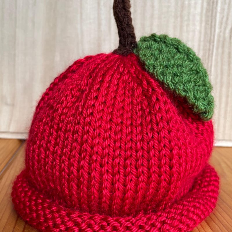 Apple Hat - Etsy