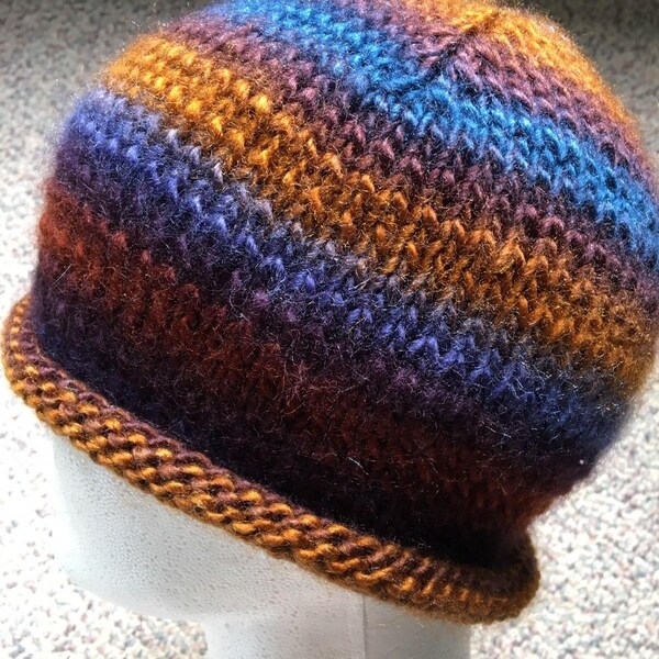 Knit Mountain Hat Pattern - Etsy