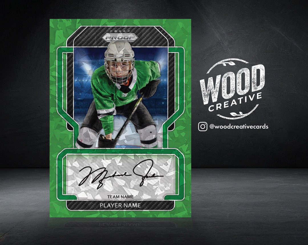 Custom Sports Cards - Autograph Version - Set of 3 (2021 Cracked Ice ...