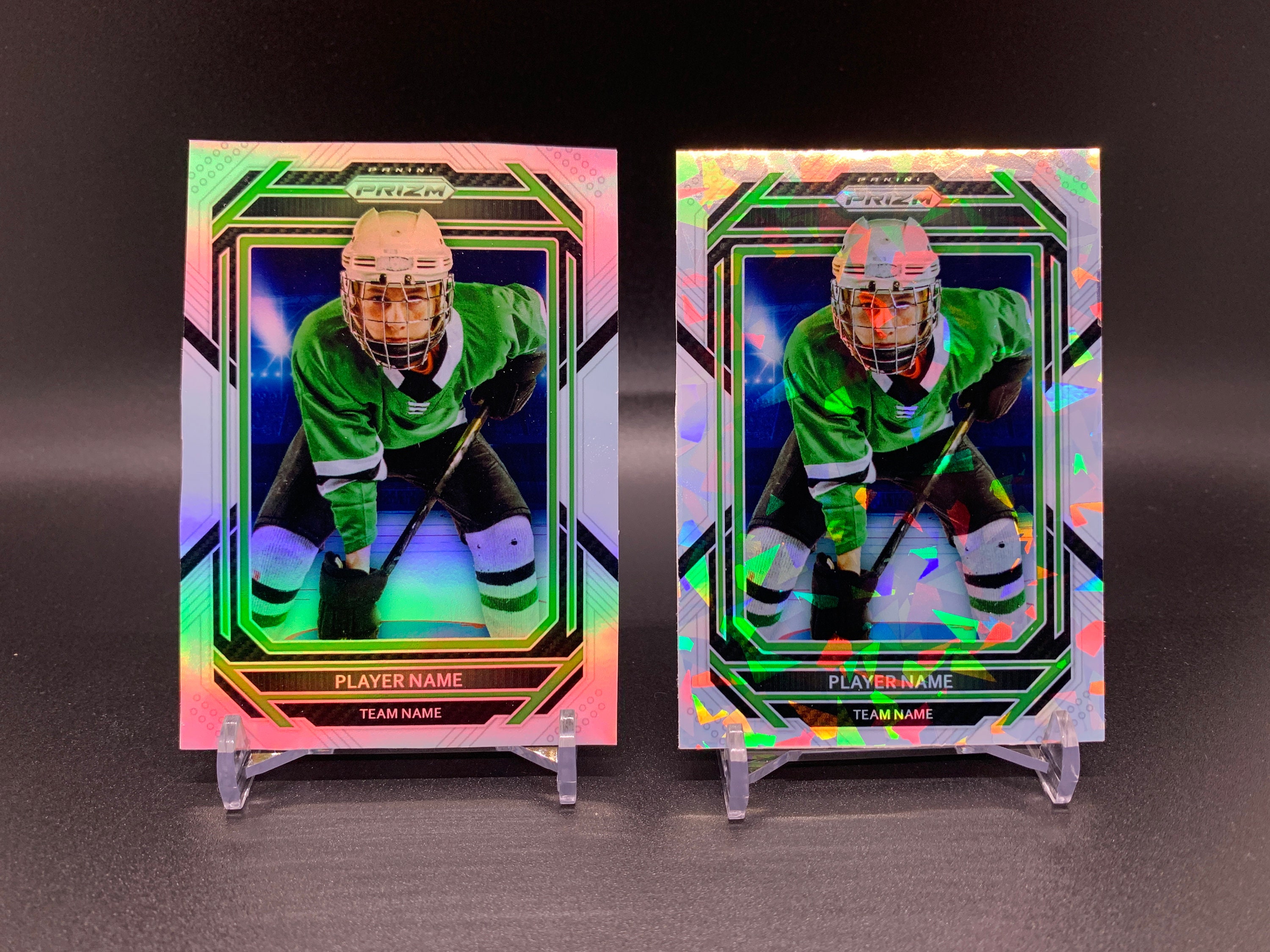 Custom Sports Cards Set of 3 2022 Choose Holo or Cracked Ice - Etsy