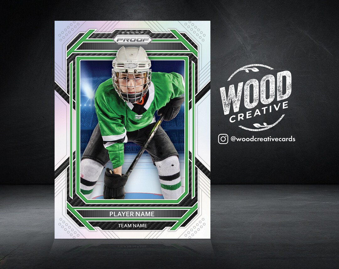 Custom Sports Cards - Set of 3 (2022 Choose Holo or Cracked Ice) - Etsy