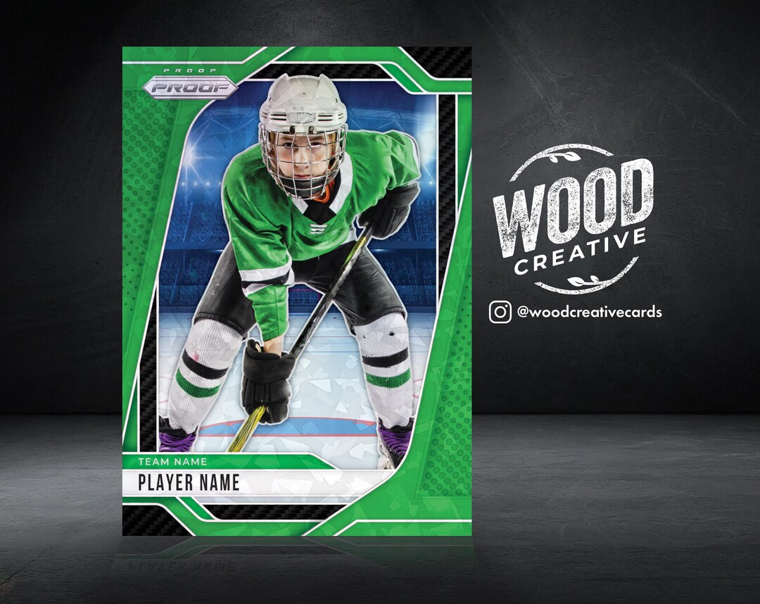 Custom Sports Cards - Set of 3 (2024 Cracked Ice Color) - Etsy