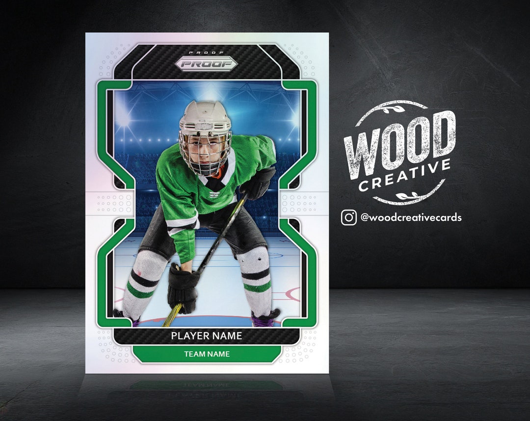 Custom Sports Cards - Set of 3 (2021 Choose Holo or Cracked Ice) - Etsy