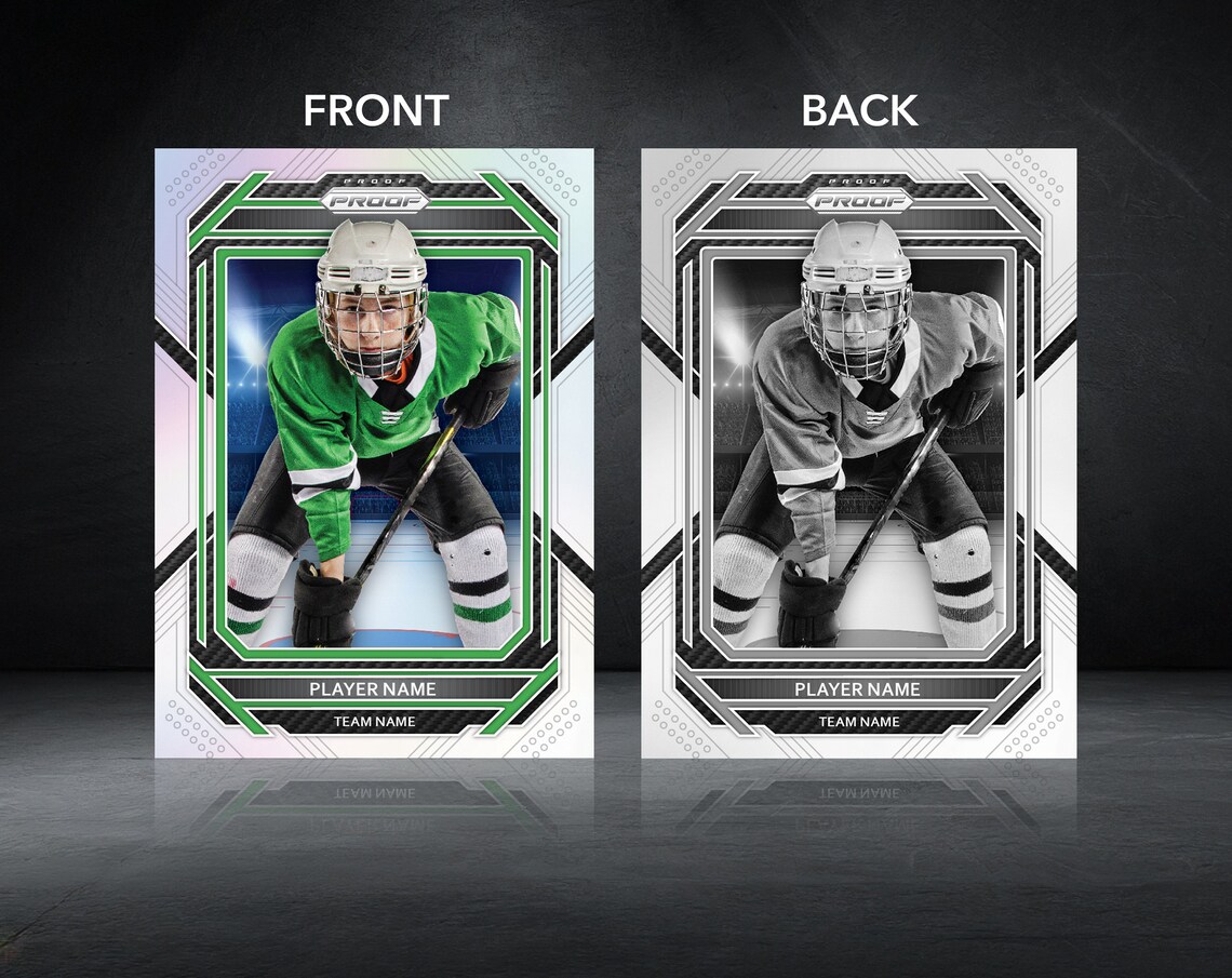 Custom Sports Cards - Set of 3 (2022 Choose Holo or Cracked Ice) - Etsy