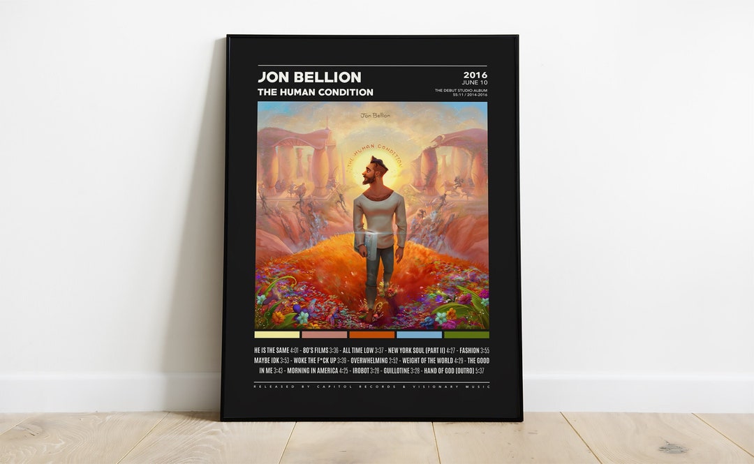 Jon Bellion Posters, the Human Condition Poster Album Cover Poster ...