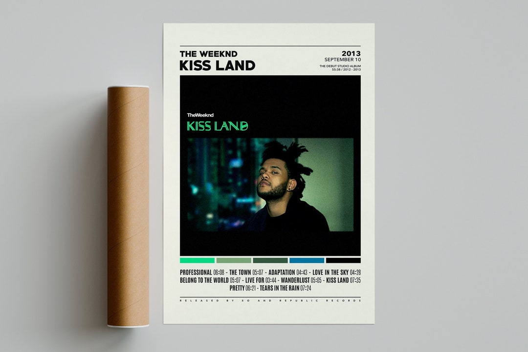 The Weeknd Posters / Kiss Land Poster / the Weeknd, Kiss Land, Album ...